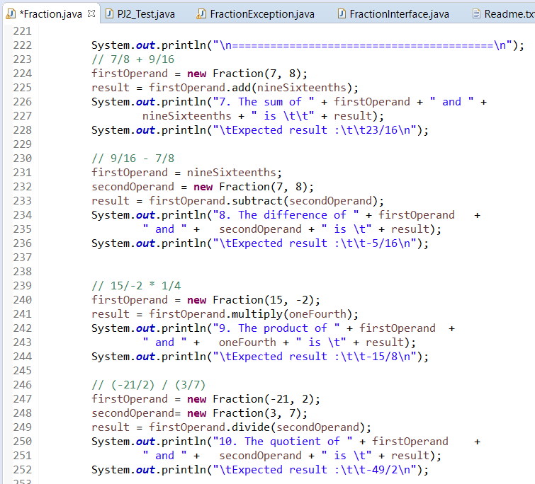 - You need to implement Fraction class which is | Chegg.com