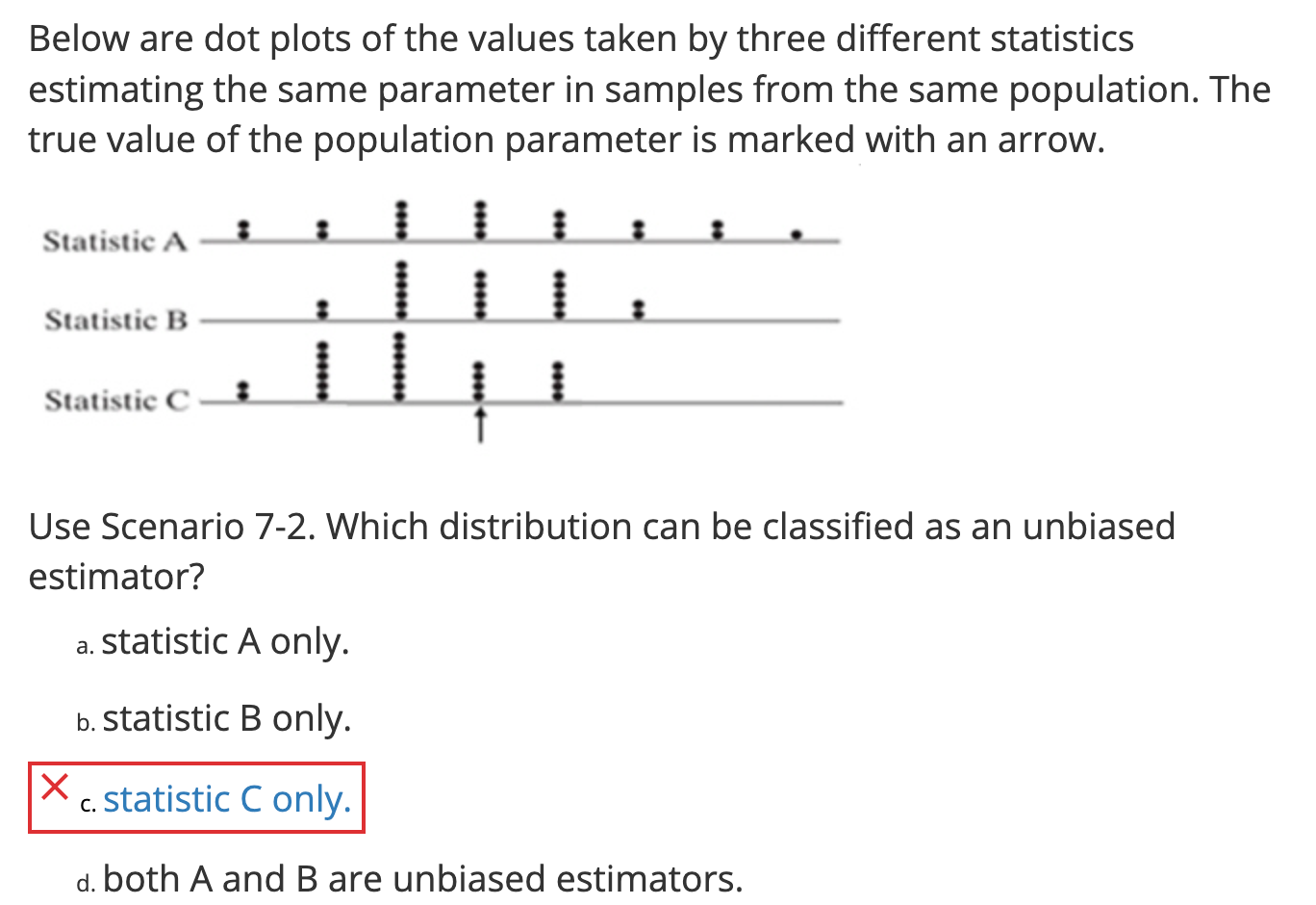 Solved Below are dot plots of the values taken by three | Chegg.com