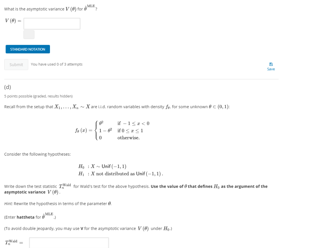 For z E R and θ E (0,1), define otherwise. 0 Let | Chegg.com
