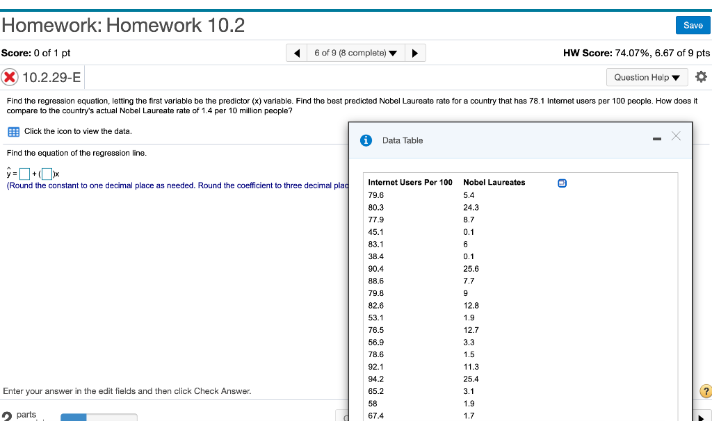Solved Homework Homework 9 1 Save Score 0 Of 1 Pt 9 Of 11