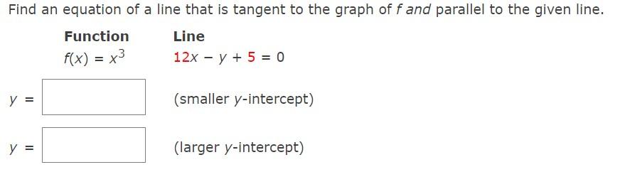 Solved Find an equation of a line that is tangent to the | Chegg.com