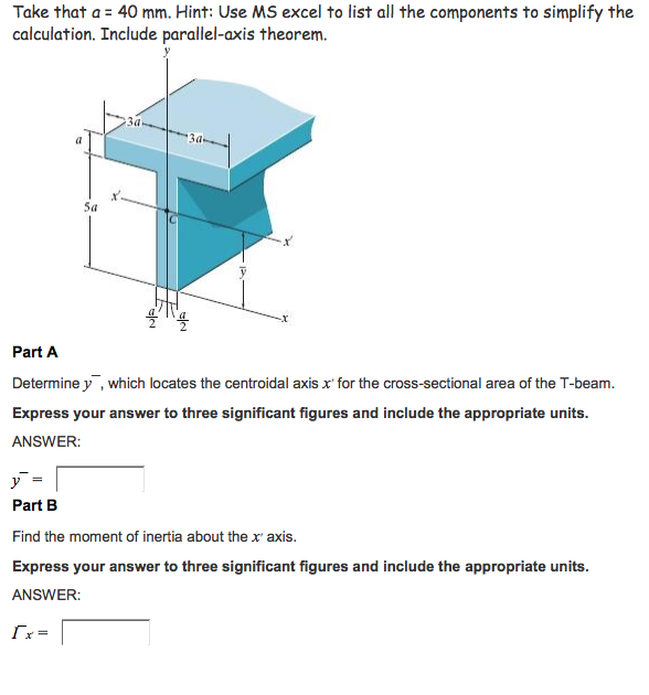 Parallel Axis Theorem Example T Beam - The Best Picture Of Beam