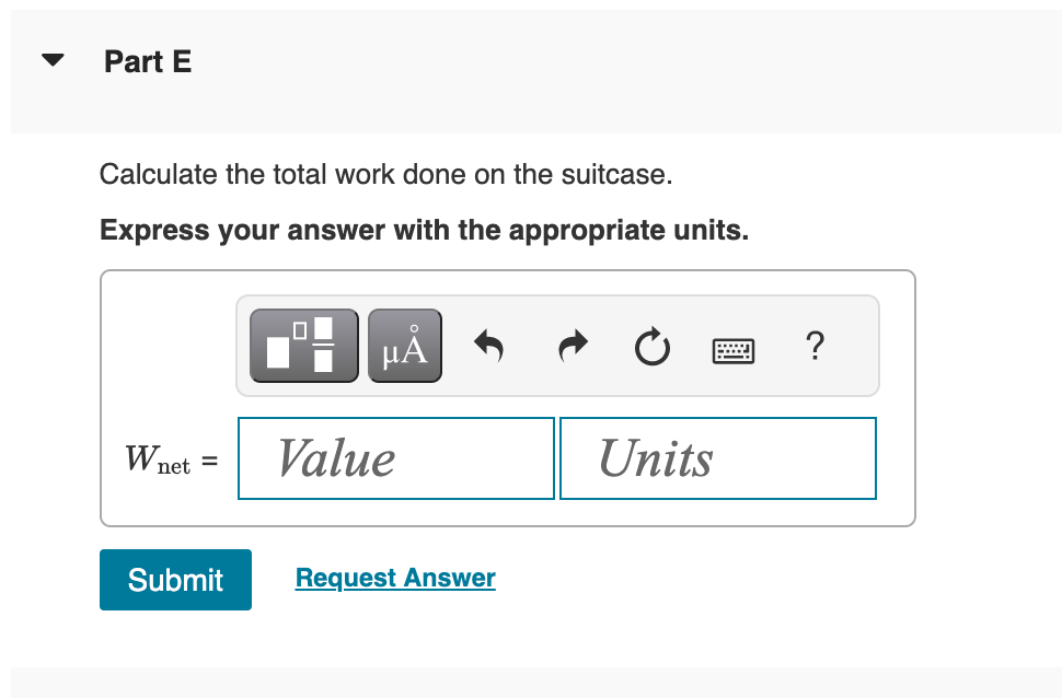 Solved A luggage handler pulls a 20.0 kg suitcase up a ramp | Chegg.com