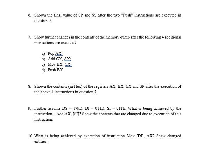 Lab 3: Working with the Stacks Student name: Team | Chegg.com