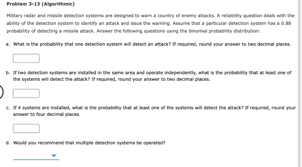 Solved Problem 3 13 Algorithmic Military Radar And Missile