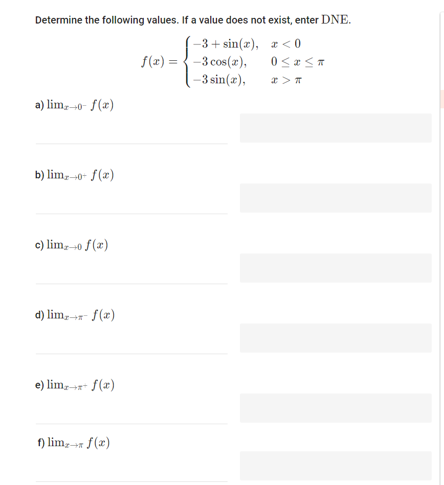 Solved Determine the following values If a value does not | Chegg.com
