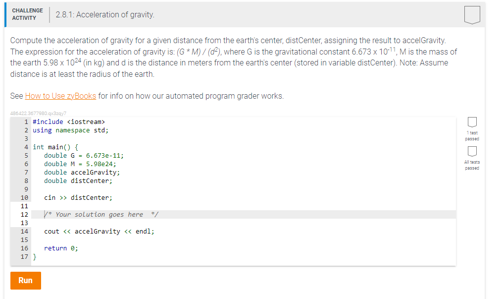 Solved 2.8.1 | Chegg.com