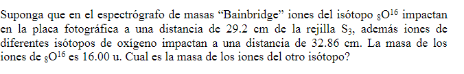 Solved Suppose that in the “Bainbridge” mass spectrograph | Chegg.com