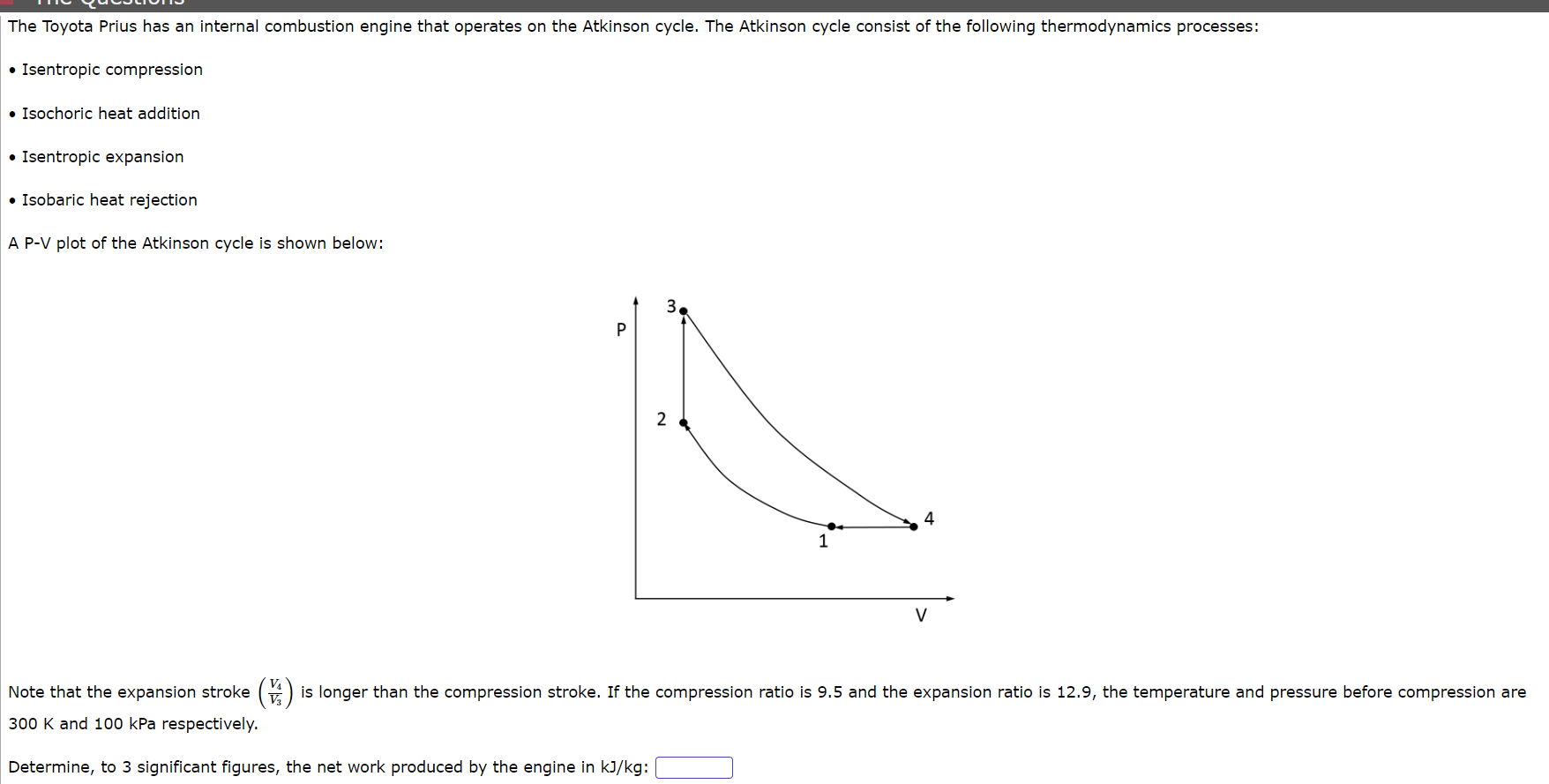 [Solved]: The Toyota Prius has an internal combustion engi