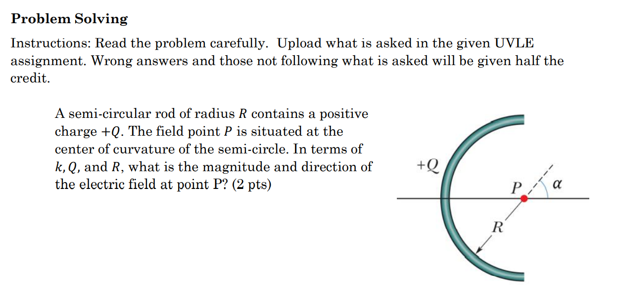 Solved Problem Solving Instructions: Read the problem | Chegg.com
