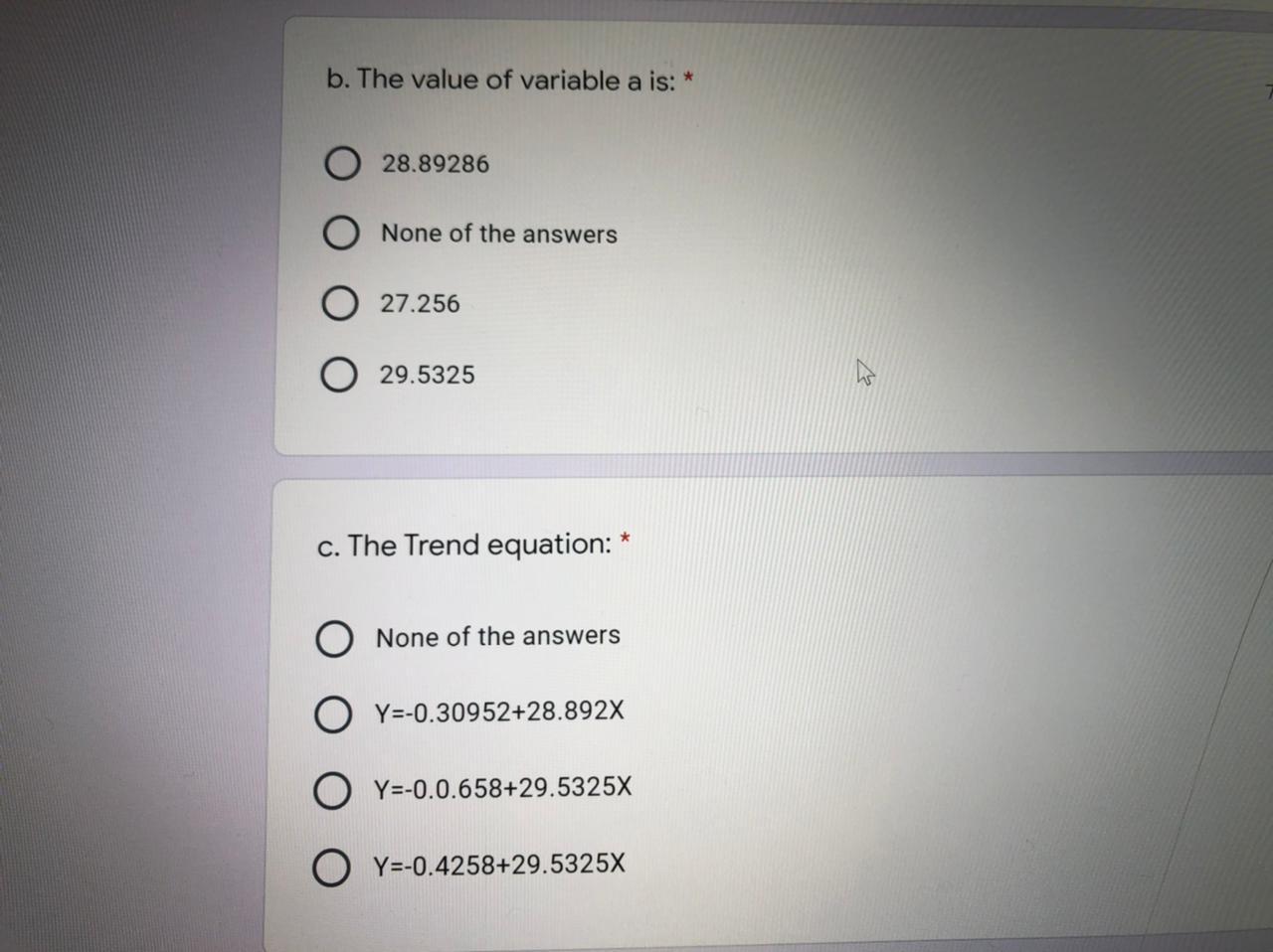 Solved Problem 1: Forecasting 35% Use the Trend Projection | Chegg.com