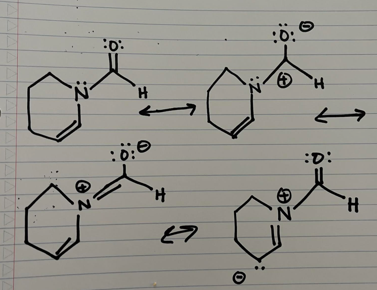 Solved For the resonance forms below draw the arrows showing | Chegg.com