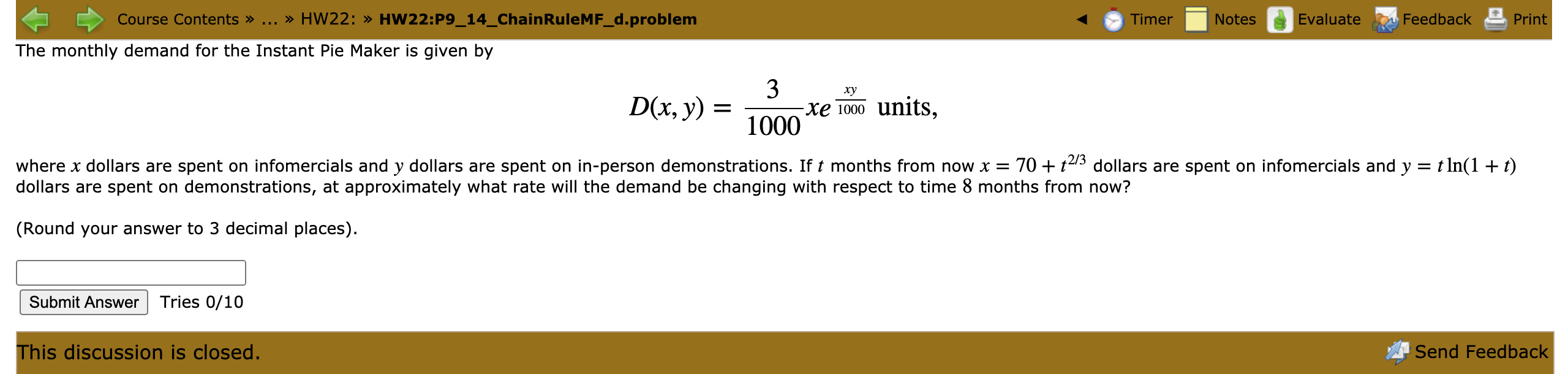 Solved Timer Notes Evaluate Feedback Print Course Contents 2137