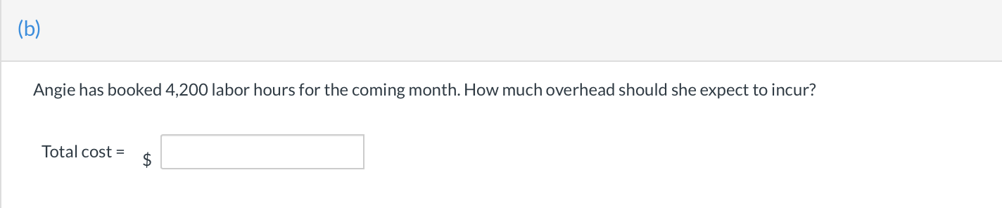 Solved Angie March owns a catering company that stages | Chegg.com