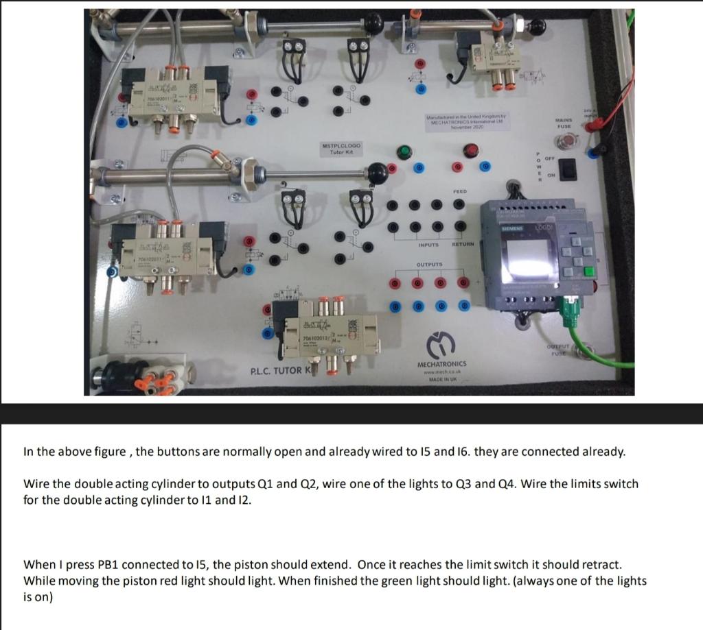 In the above figure , the buttons are normally open | Chegg.com
