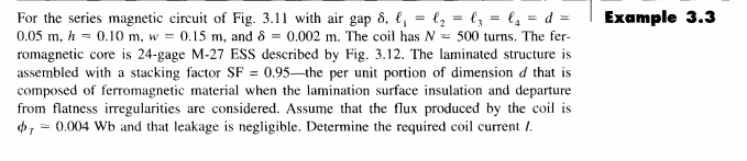 Solved Rework the following Example with the air gap | Chegg.com