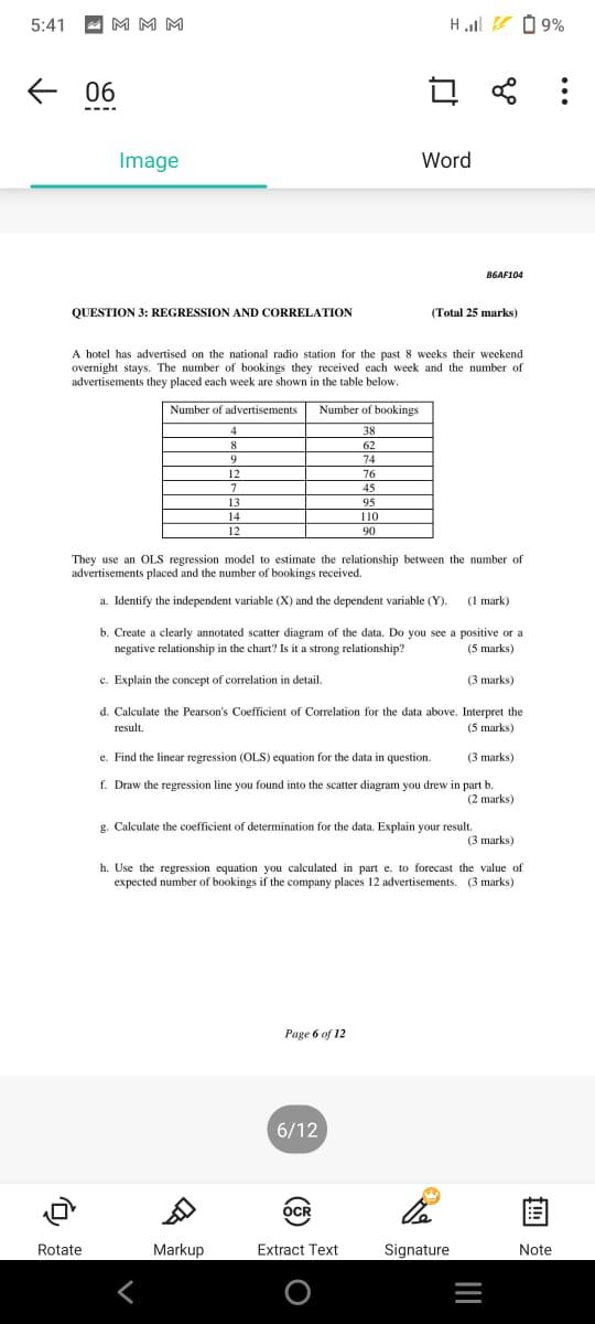 5:41 ам ММ Hall 9% f 06 고 다. Image Word BGAF104 | Chegg.com