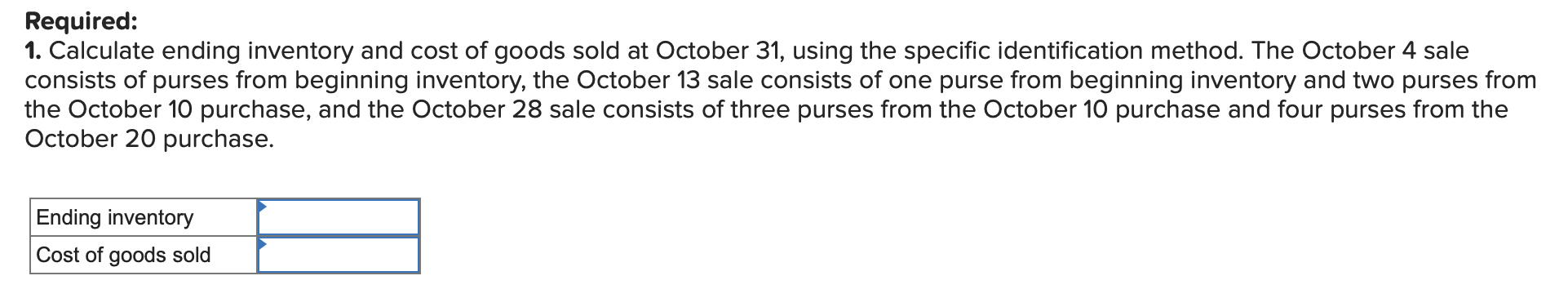 4. Using weighted-average cost, calculate | Chegg.com