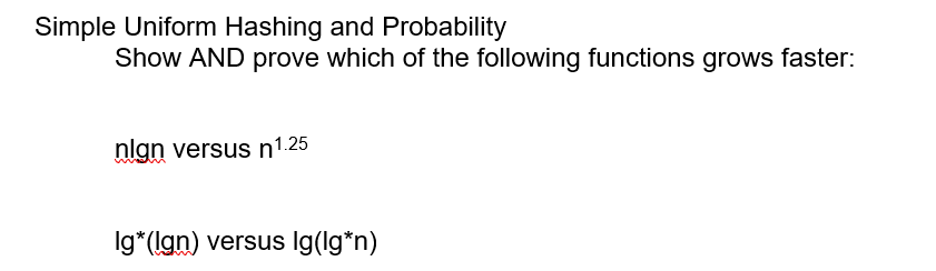 Solved Simple Uniform Hashing and Probability Show AND prove | Chegg.com