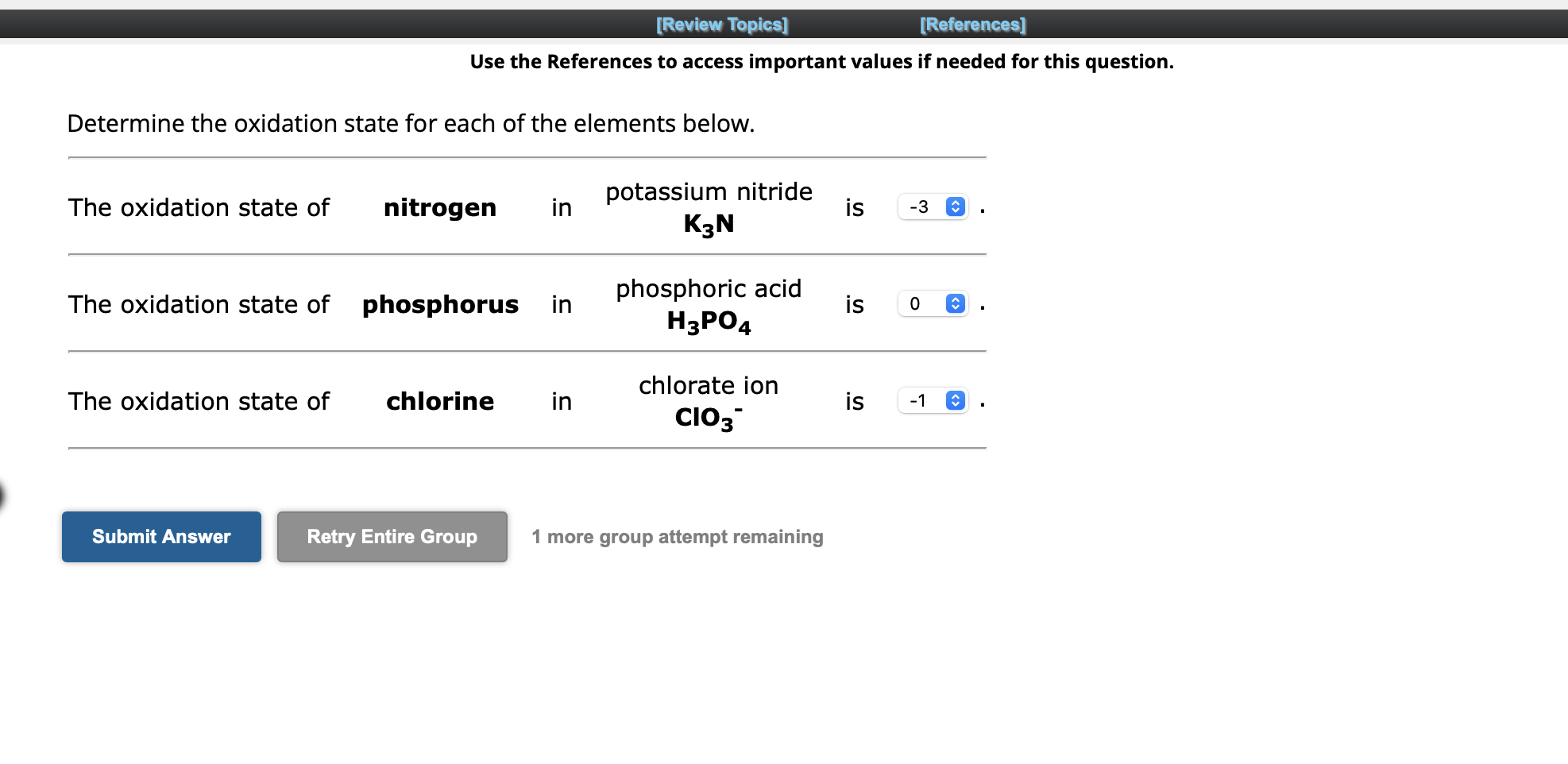 Solved Use the rules (in order) to assign oxidation numbers | Chegg.com