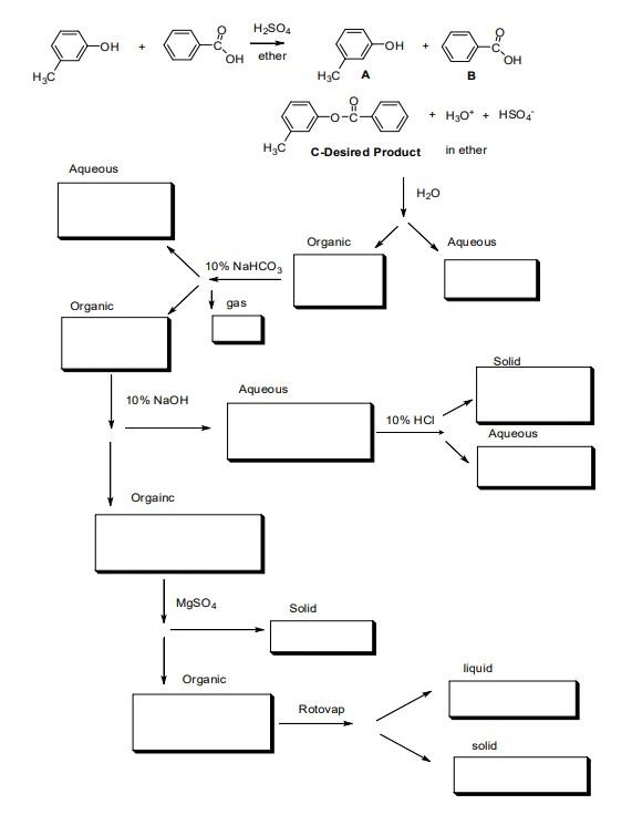 Your Turn- complete the following separation scheme | Chegg.com