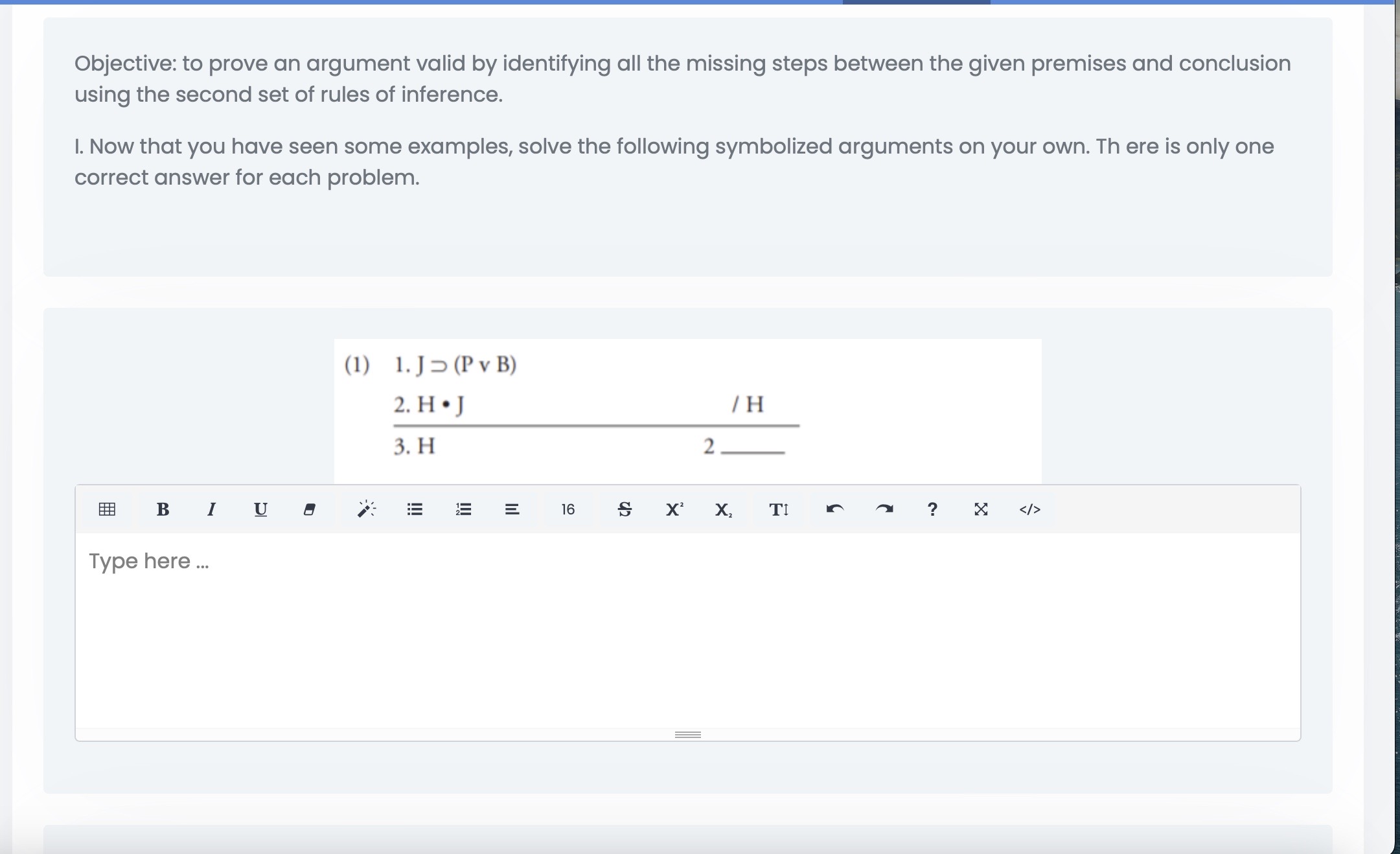 Objective: to prove an argument valid by identifying | Chegg.com