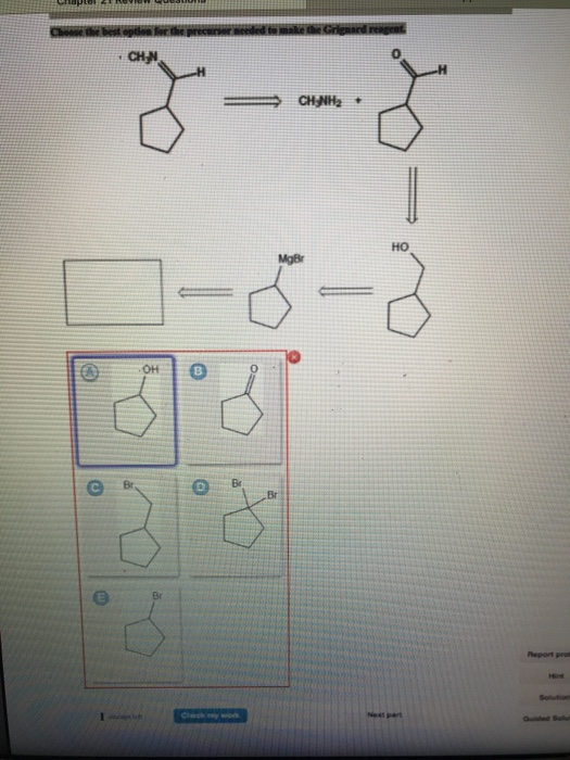 Solved 0 CHN CH NH2 HO OH O Bu Br Br Report pro Solution | Chegg.com