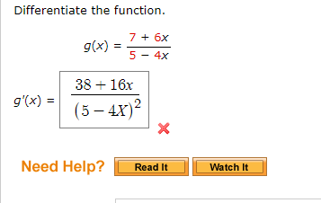 Solved Differentiate the function. | Chegg.com