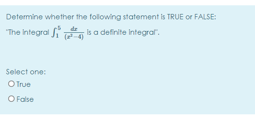 Solved Determine Whether The Following Statement Is True Or