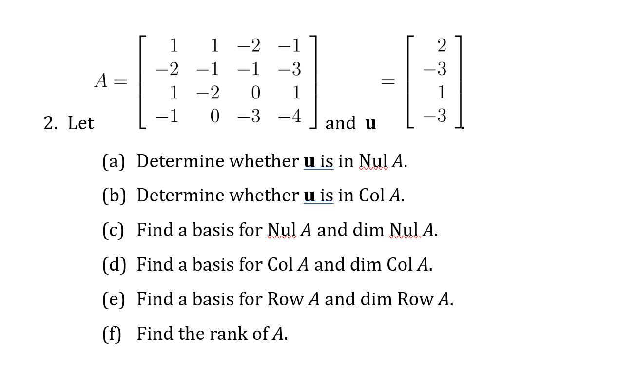 Solved LINEAR ALGEBRA SHOW ALL STEPS AND WRITE CLEARLY | Chegg.com