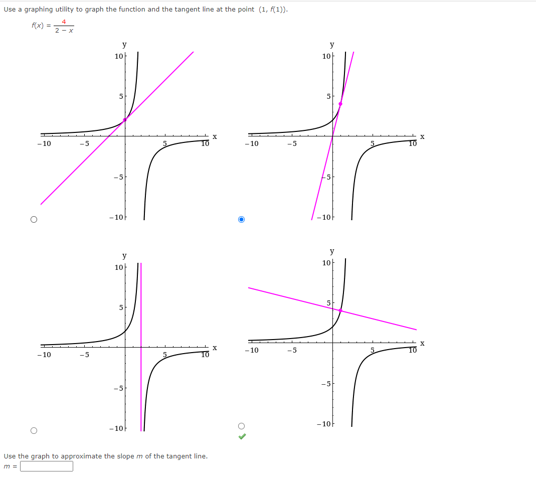 Solved Use a graphing utility to graph the function and the | Chegg.com