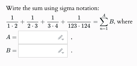 Solved Wirte the sum using sigma | Chegg.com