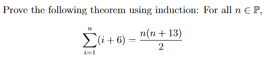 Solved Prove the following theorem using induction: For all | Chegg.com