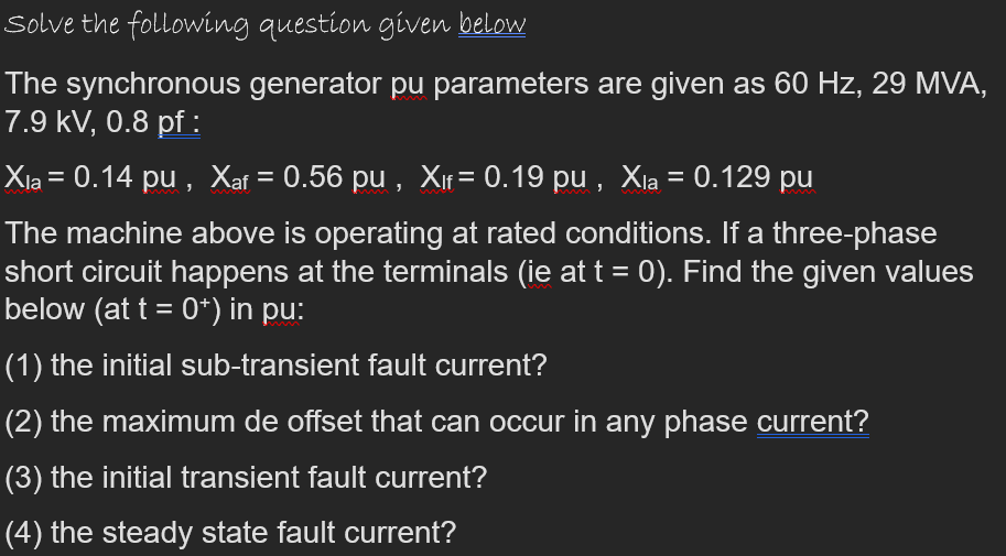 Solve the following question | Chegg.com