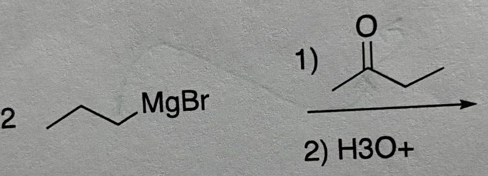 Solved 1) 요 2 ~ MgBr 2) H3O+ | Chegg.com