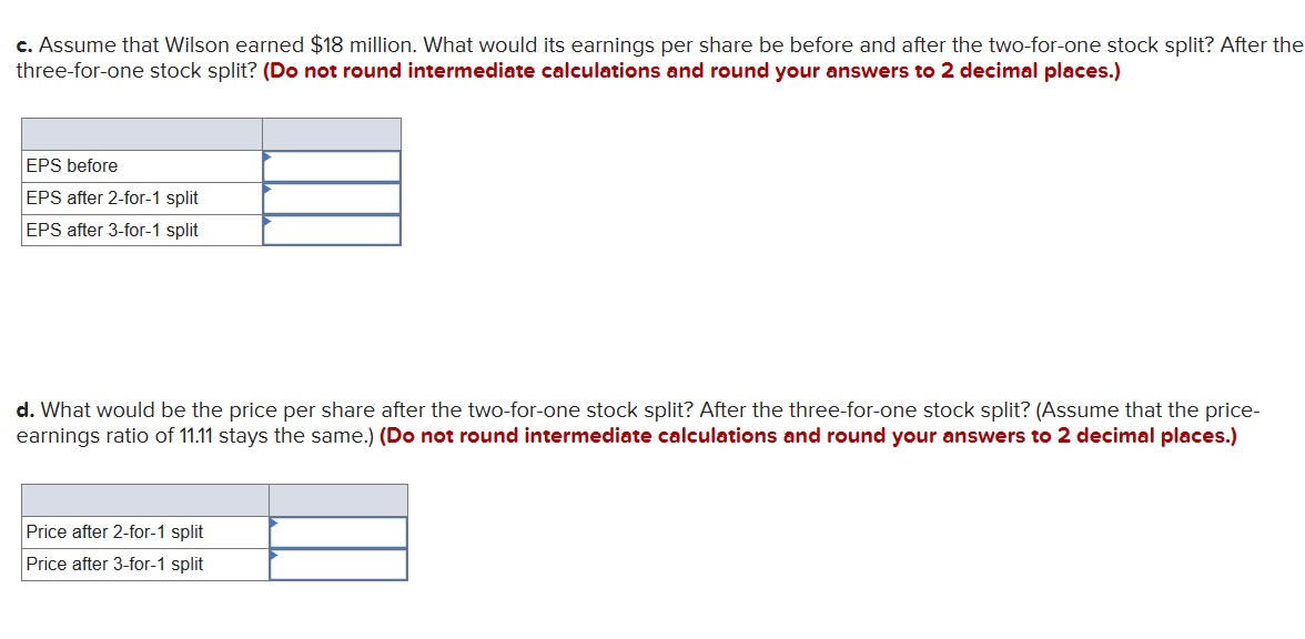 Solved Wilson Pharmaceuticals' stock has done very well in | Chegg.com