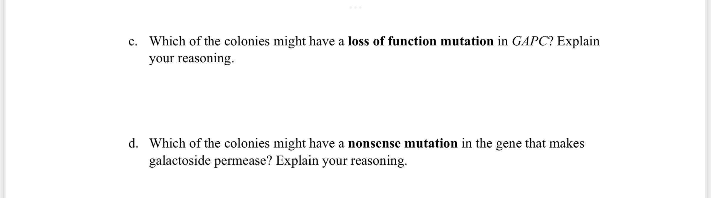 Solved is your 2. Imagine you set up a replica plating | Chegg.com