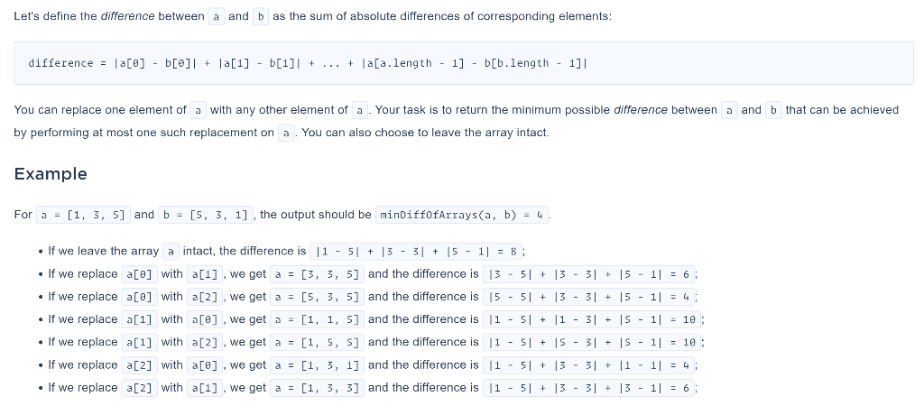 Solved Let's define the difference between a and b as the | Chegg.com
