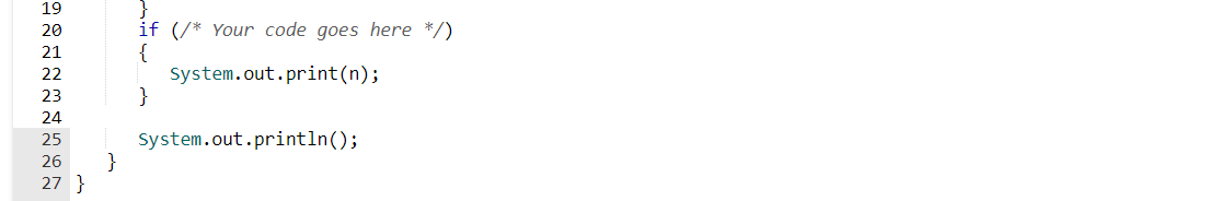 Solved When the provided integer n is divisible by 3, print | Chegg.com