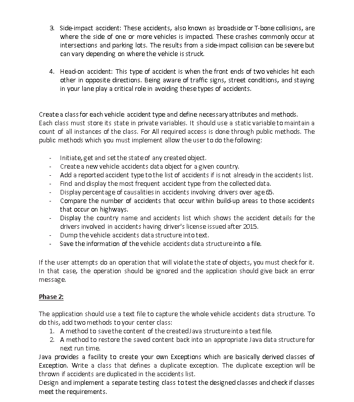 Overview Nowadays, road safety research provides an | Chegg.com