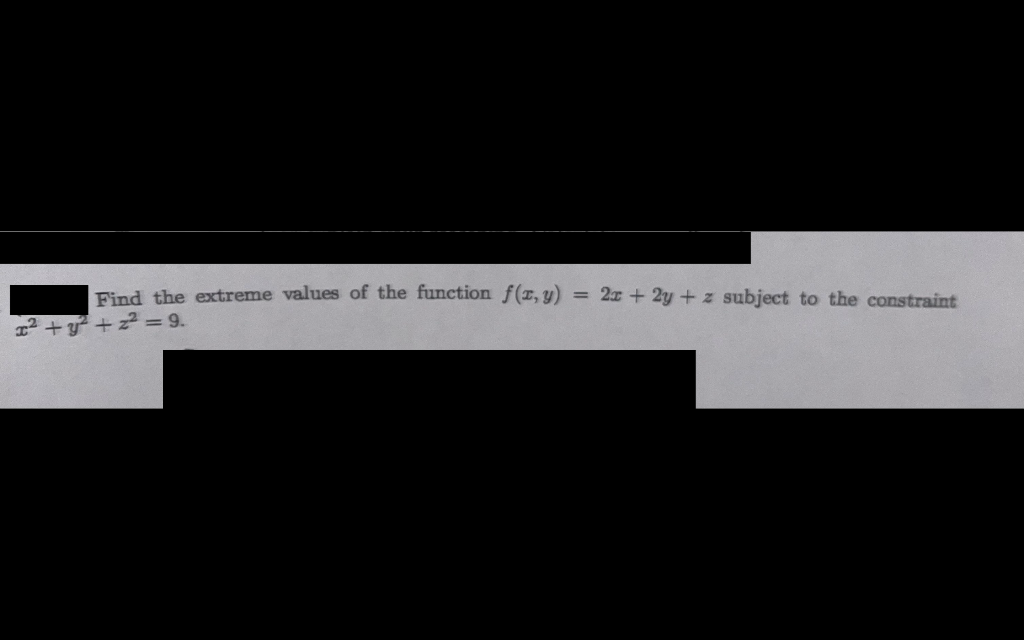 Solved Find the extreme values of the function | Chegg.com Solved Find the extreme values of the function | Chegg.com