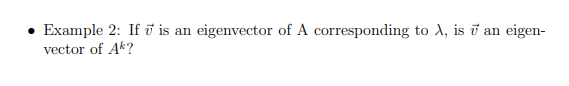 Solved Example 1: Geometric meaning of eigenvalue and | Chegg.com