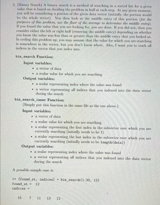 MATLAB using Recursion, For/while loops. Please do | Chegg.com