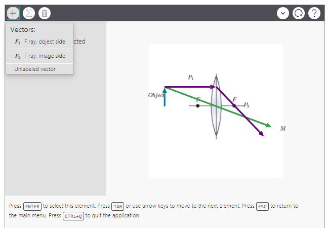 Solved Now add the F ray to your diagram (use the label F1 | Chegg.com