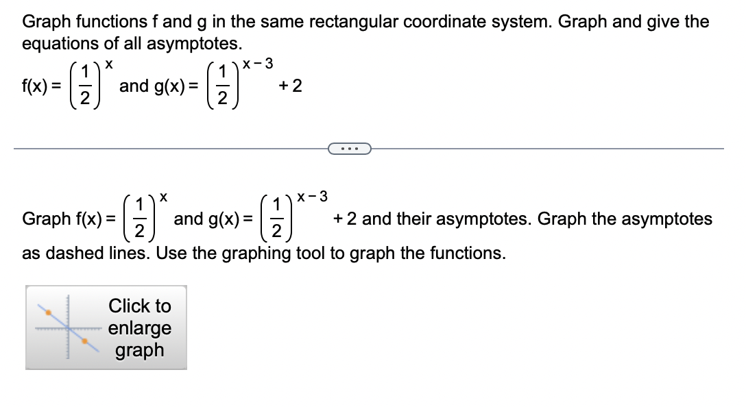 Solved Graph functions f and g in the same rectangular | Chegg.com