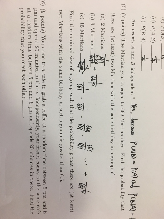 Solved The Martian year is equal to 669 Martian days. Find | Chegg.com