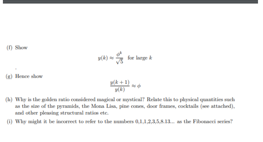Solved The very famous Fibonacci sequence goes like this: | Chegg.com