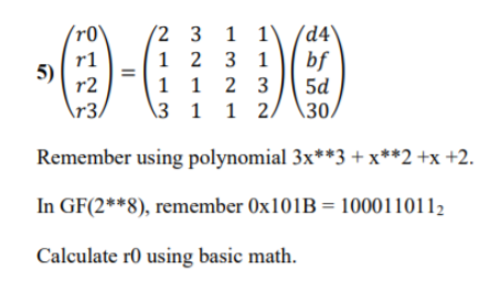 Calculate r0 using basic math. This is how the | Chegg.com