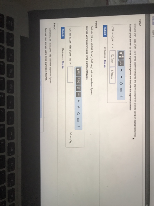 Solved Evaluate (754 mm)/(41 s) to three significant figures | Chegg.com