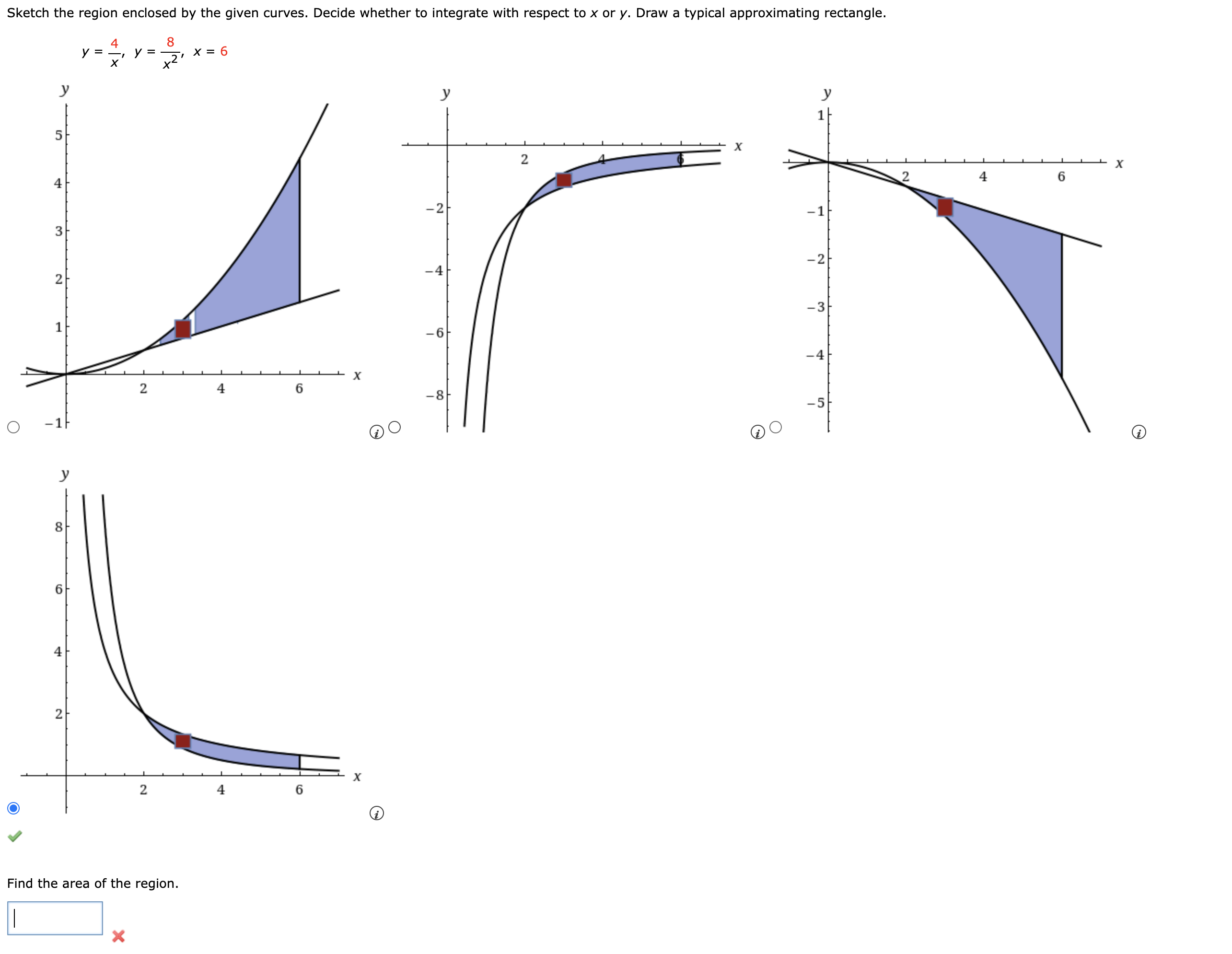 Solved Sketch the region enclosed by ﻿the given curves. | Chegg.com